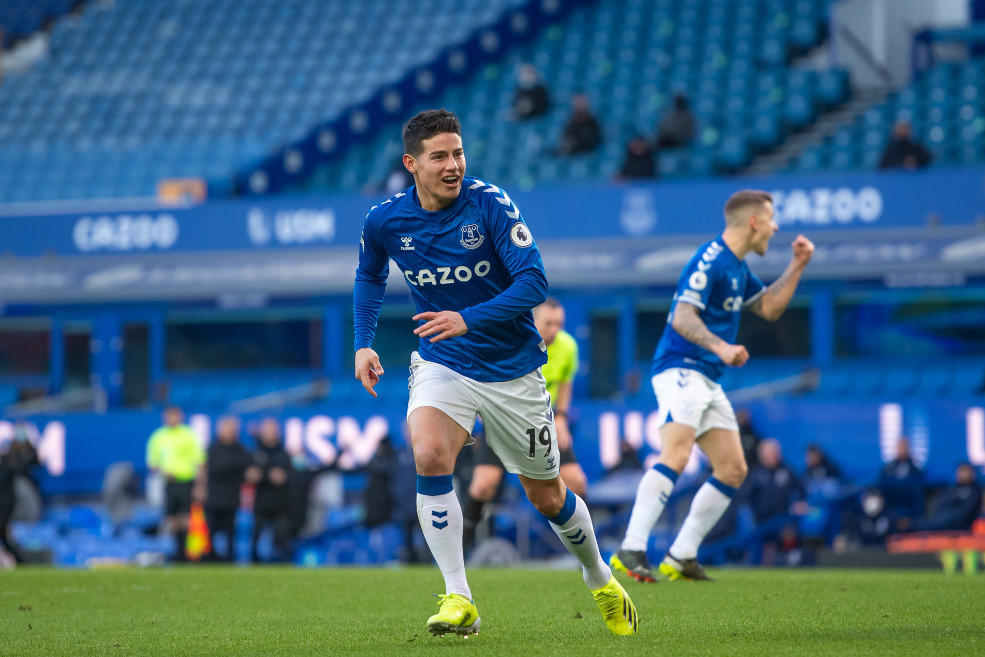 Everton player who James Rodriguez loved will not be leaving Goodison ...