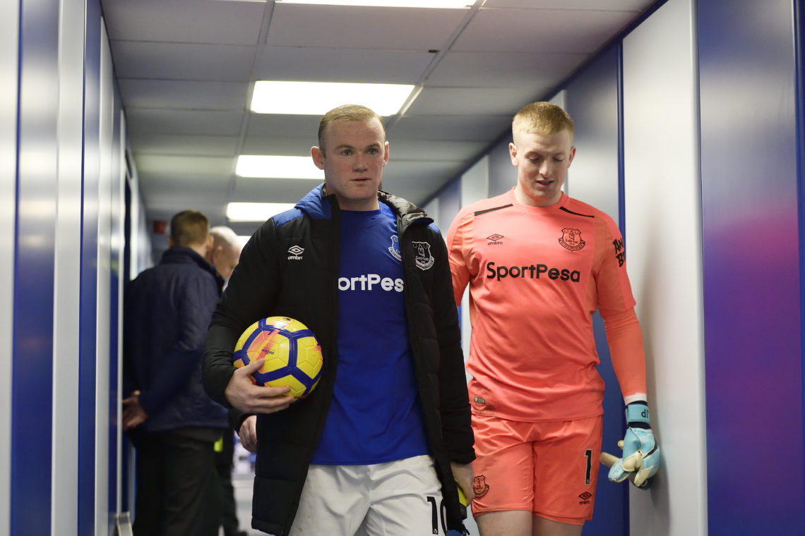Everton keeper Jordan Pickford suggests who he thinks is better ...