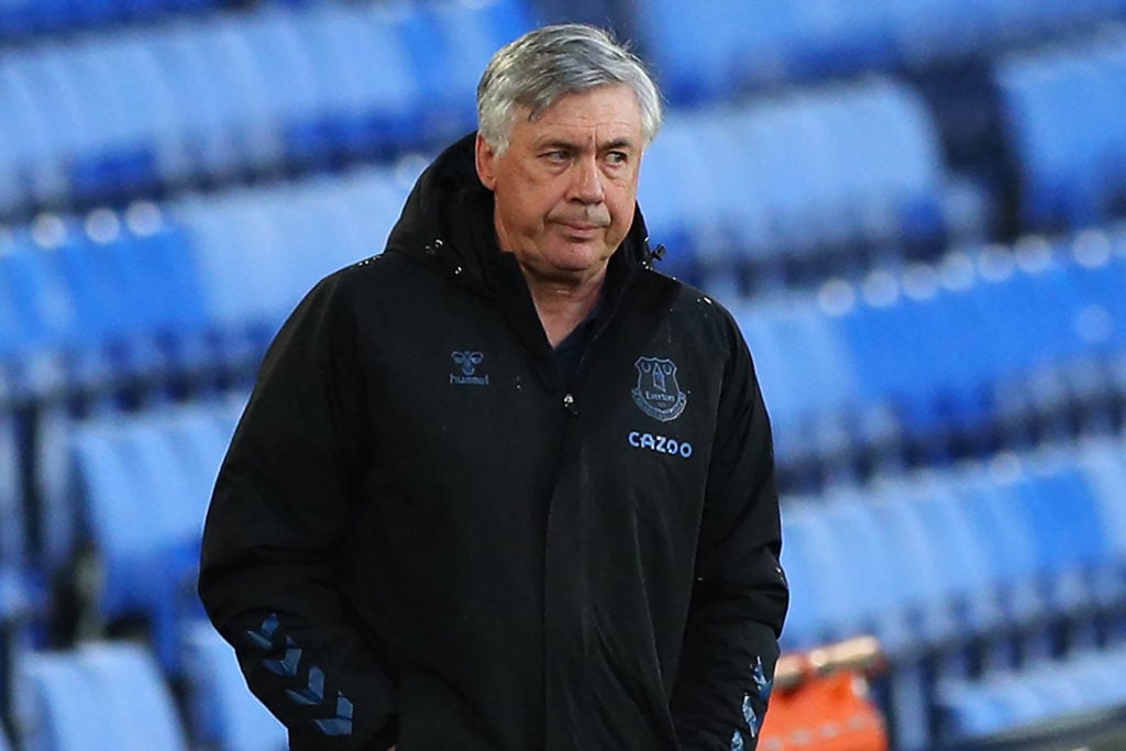 Real Madrid manager Carlo Ancelotti seemingly has good news for Everton