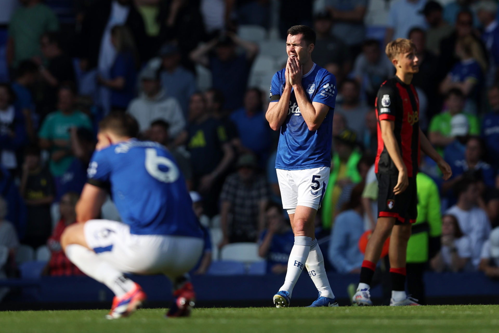 £15m Everton player slammed for giving up during Bournemouth’s second goal