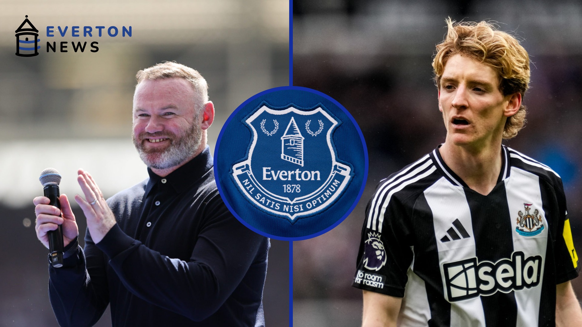 Wayne Rooney shows his true Everton colours with bang on Anthony Gordon ...