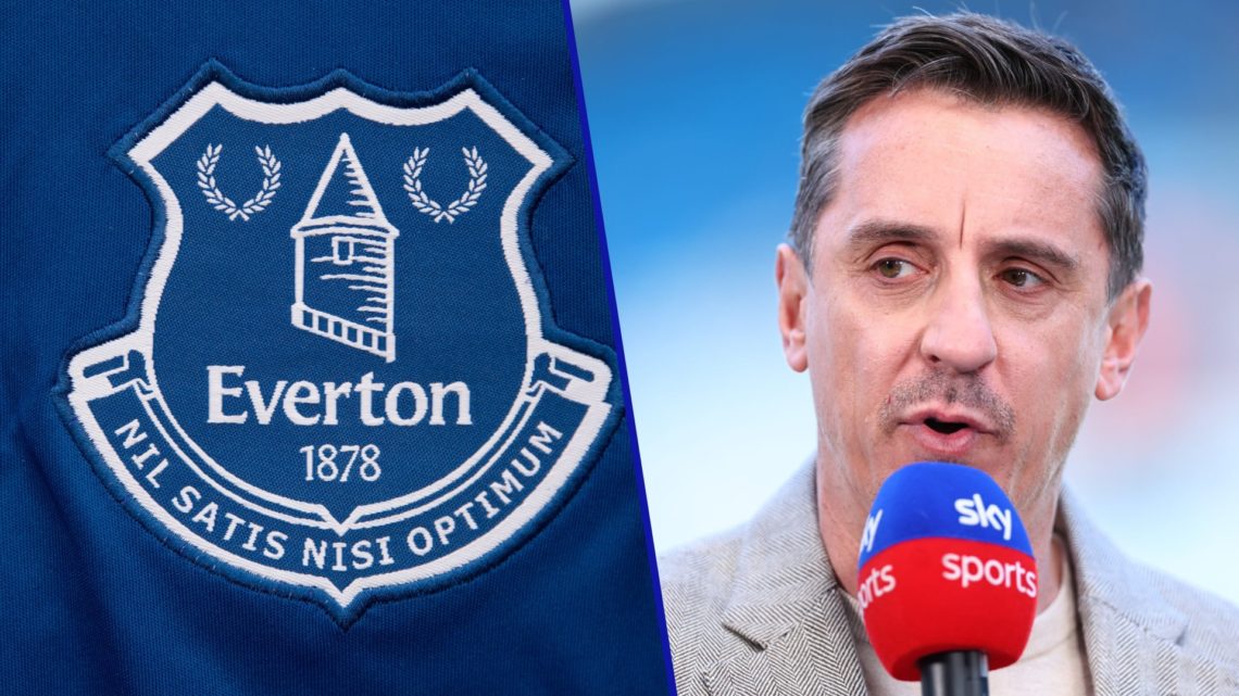 Gary Neville realises he has messed up with his Everton prediction