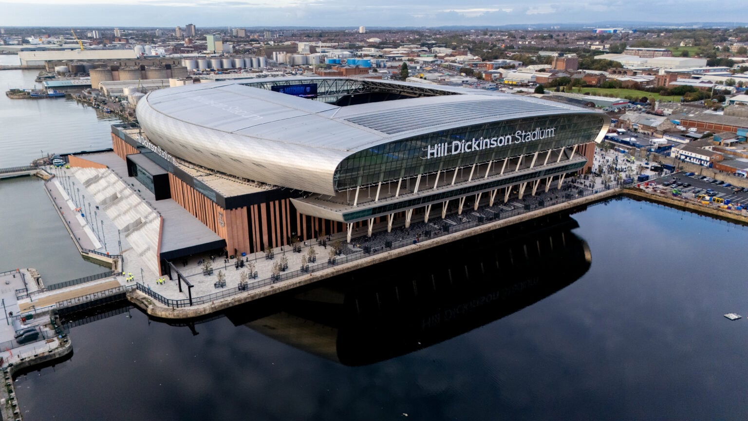 The maximum capacity Everton's Hill Dickinson Stadium can reach after ...