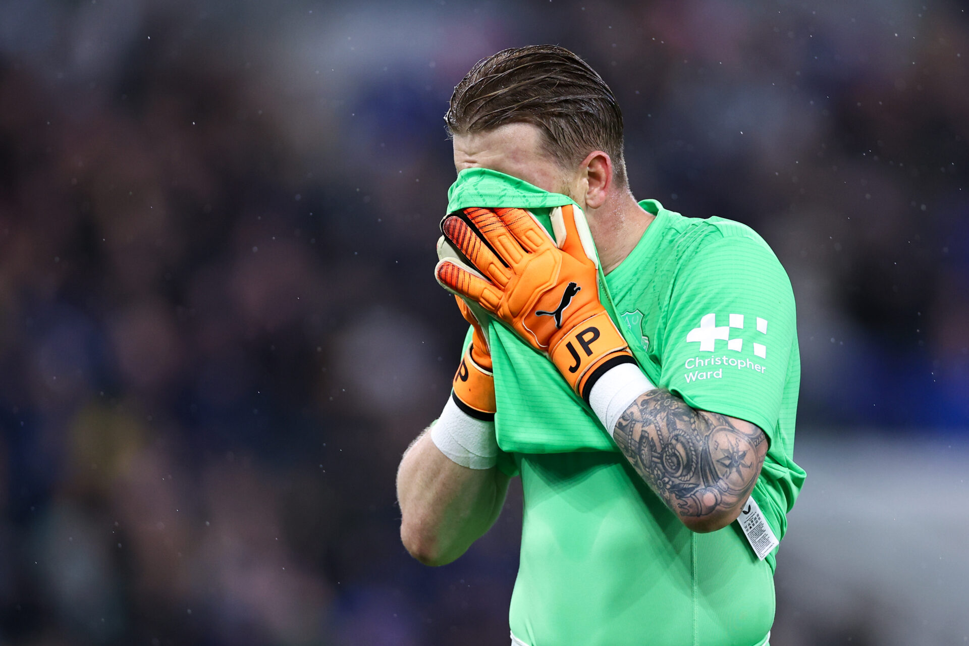 Jordan Pickford simply is not fazed after what Everton hero Wayne ...