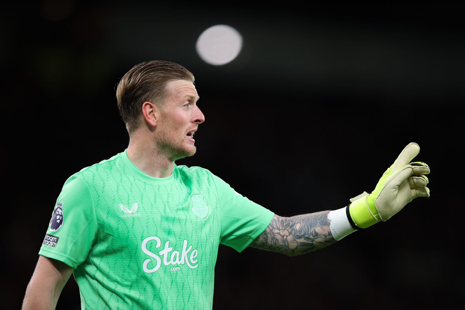 Jordan Pickford names the Everton player he wanted to play more vs Man ...