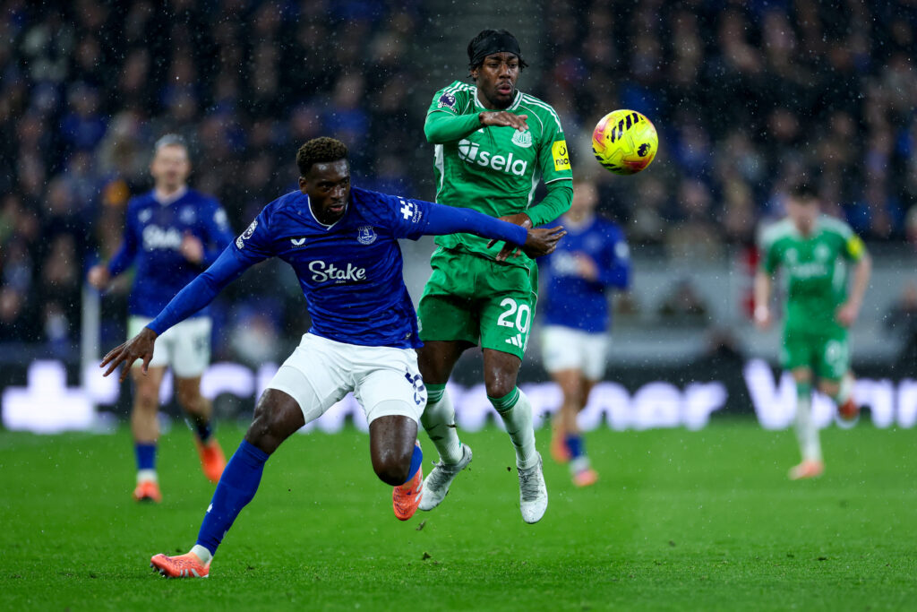 The two Everton players who are just one yellow card away from being ...