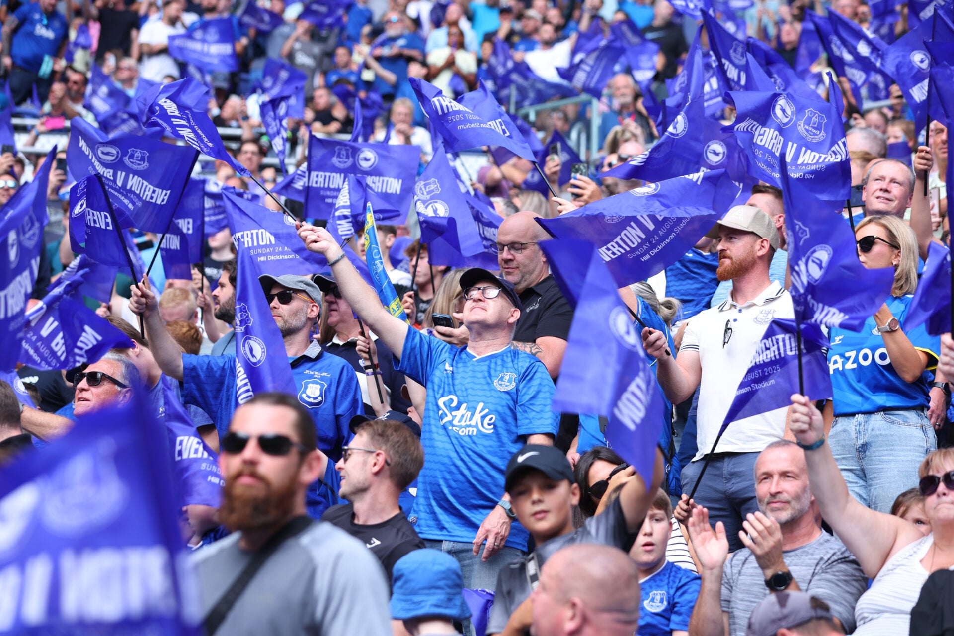 Everton show their class with new flag to be unveiled before Nottingham ...