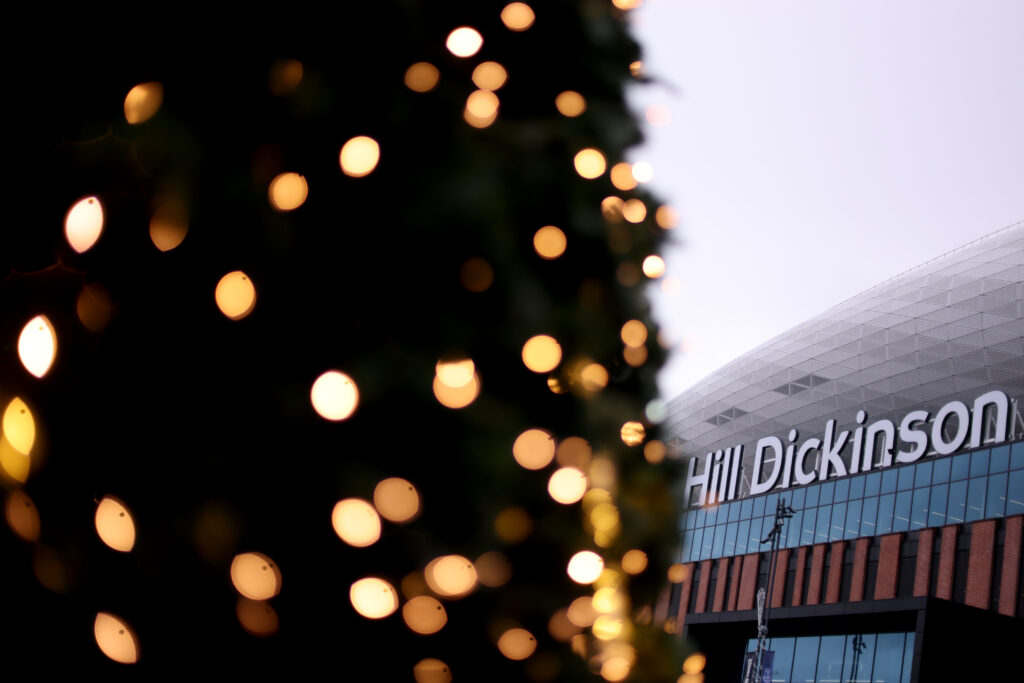 First look at Everton's stunning Hill Dickinson Stadium tifo ahead of ...