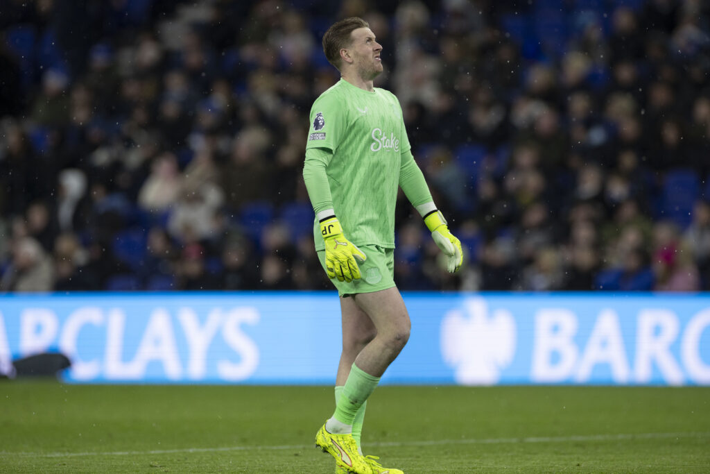 Jordan Pickford makes his feelings clear after controversial Everton ...