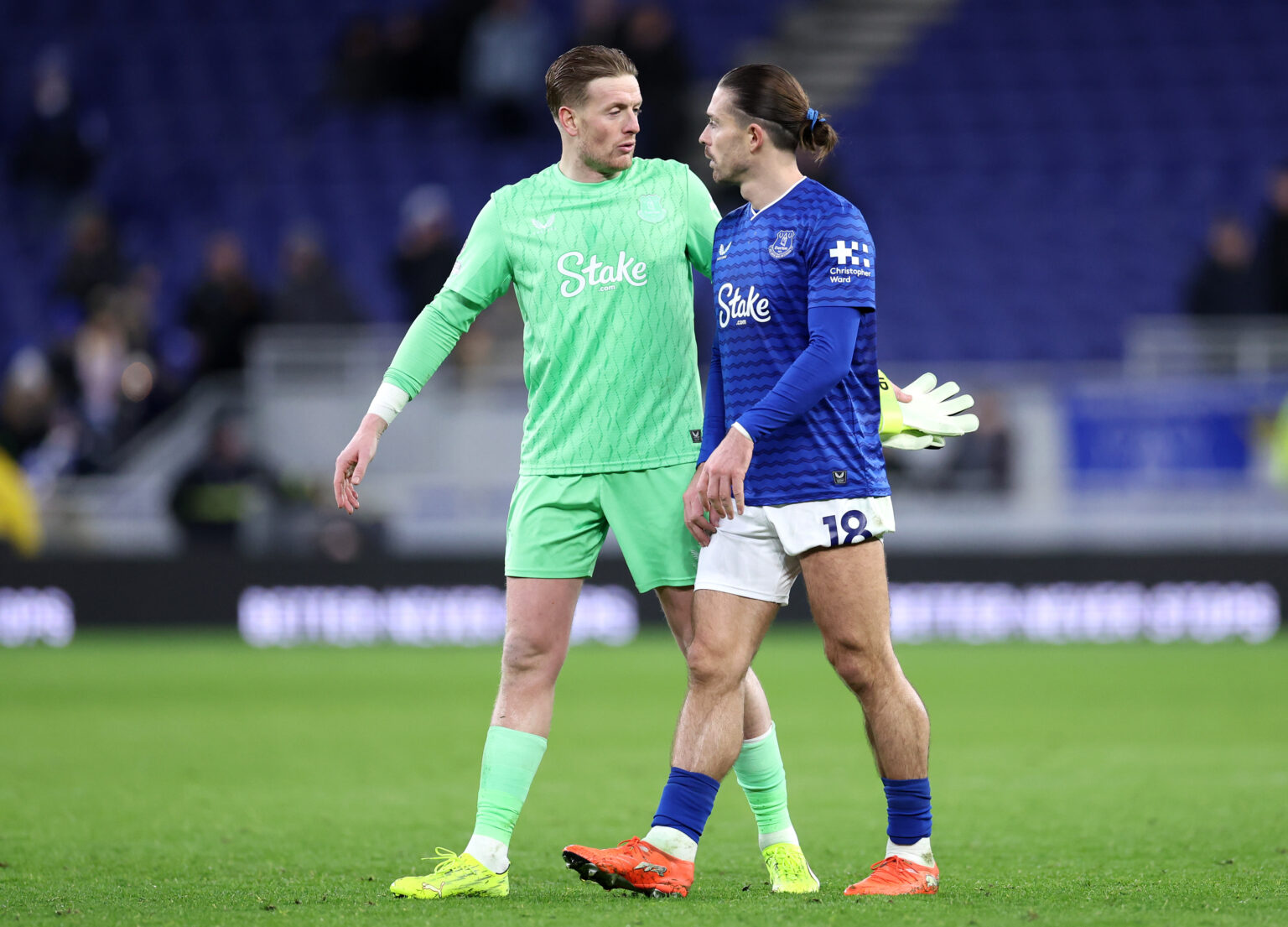 Jordan Pickford makes his feelings clear after controversial Everton ...