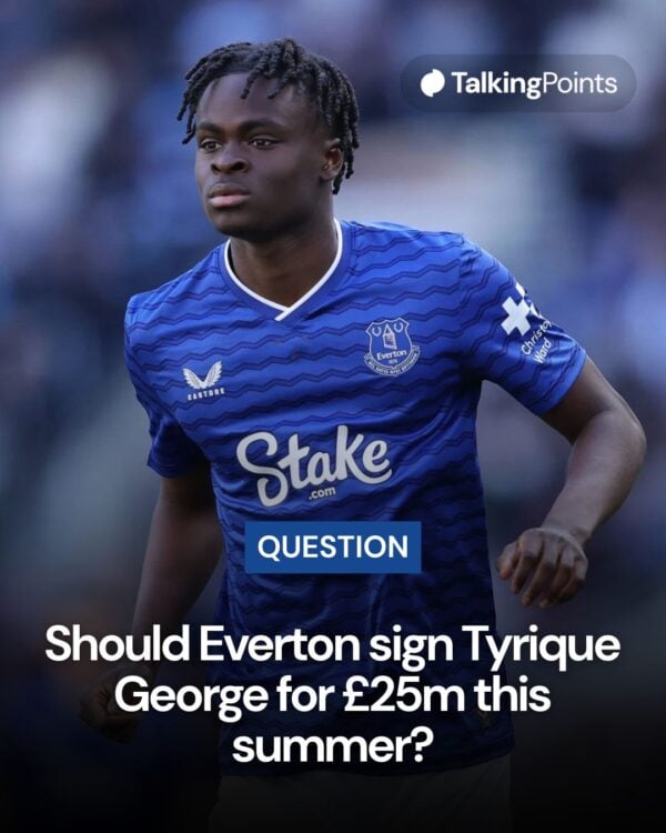 What Everton may seek to do with Tyrique George this summer as Moyes ...