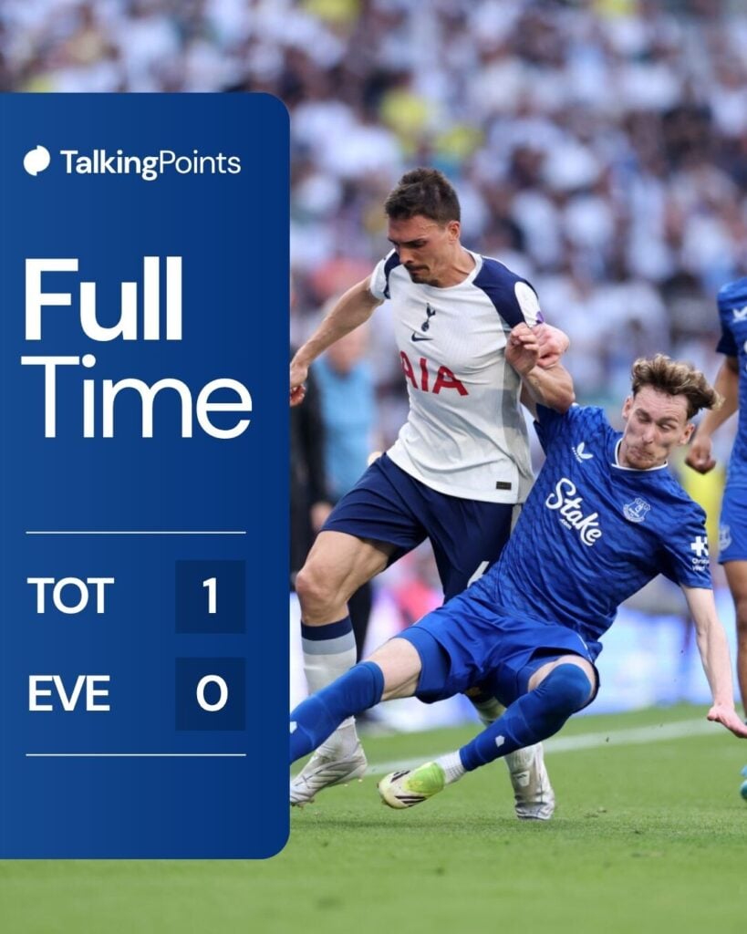 Alan Shearer doesn't mince his words about Everton after Tottenham defeat